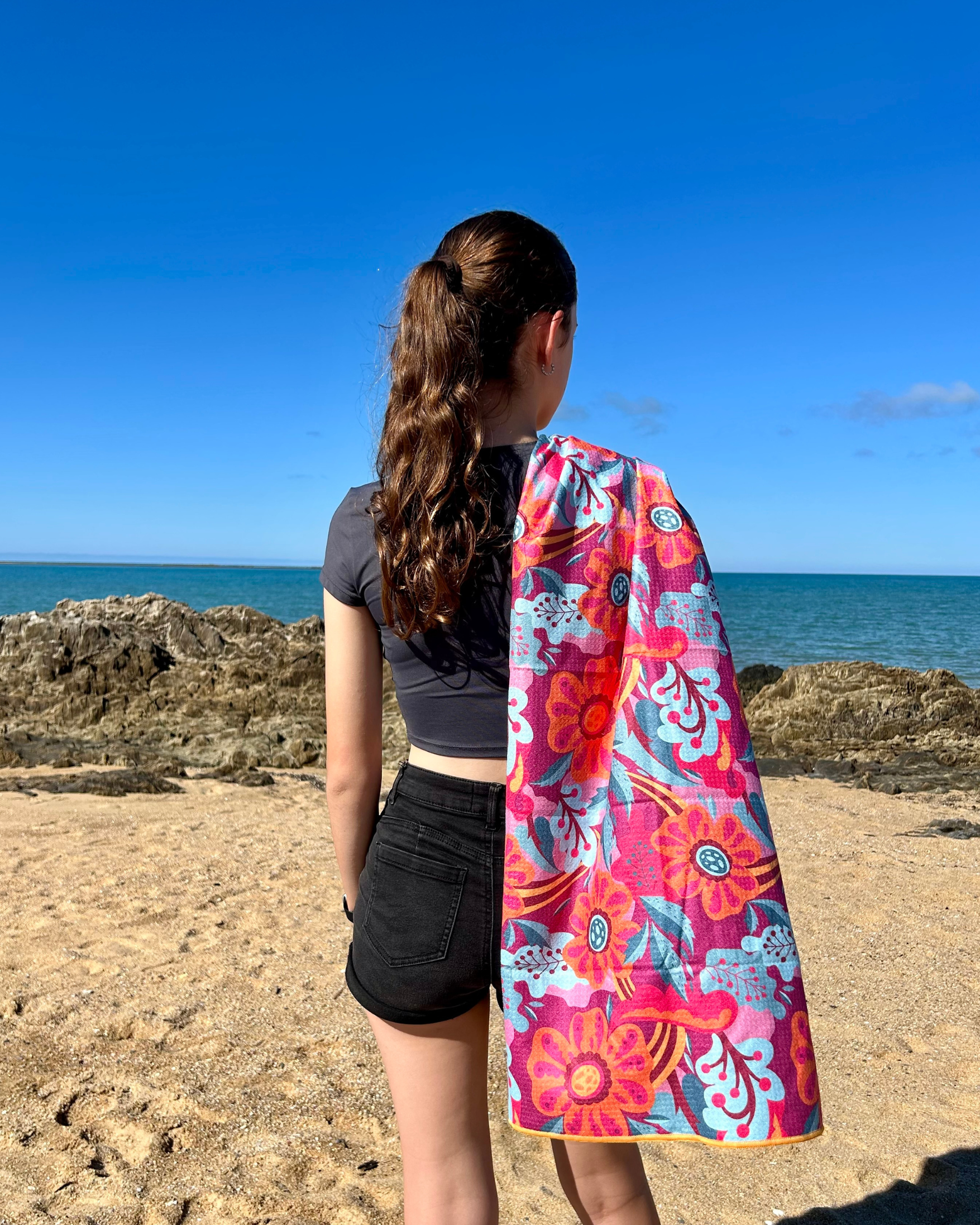 Wildflower - Active Towel – Nateve Australia